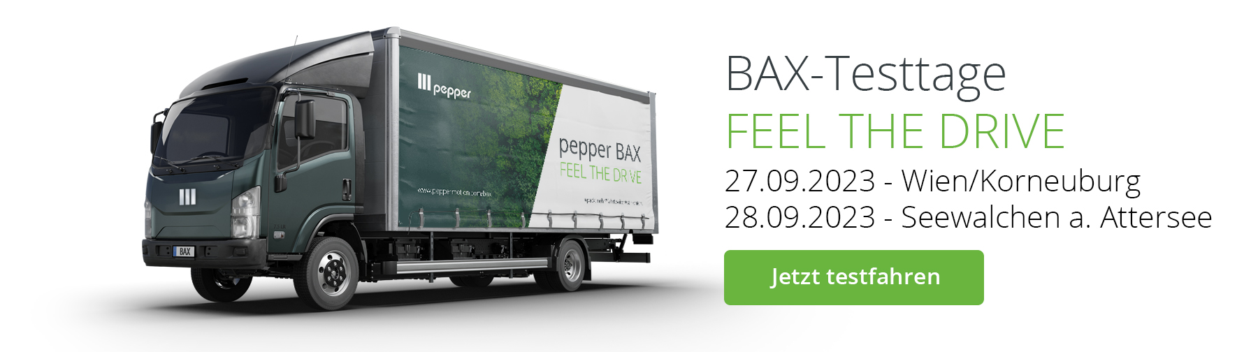 Wir elektrifizieren Sonderfahrzeuge - pepper